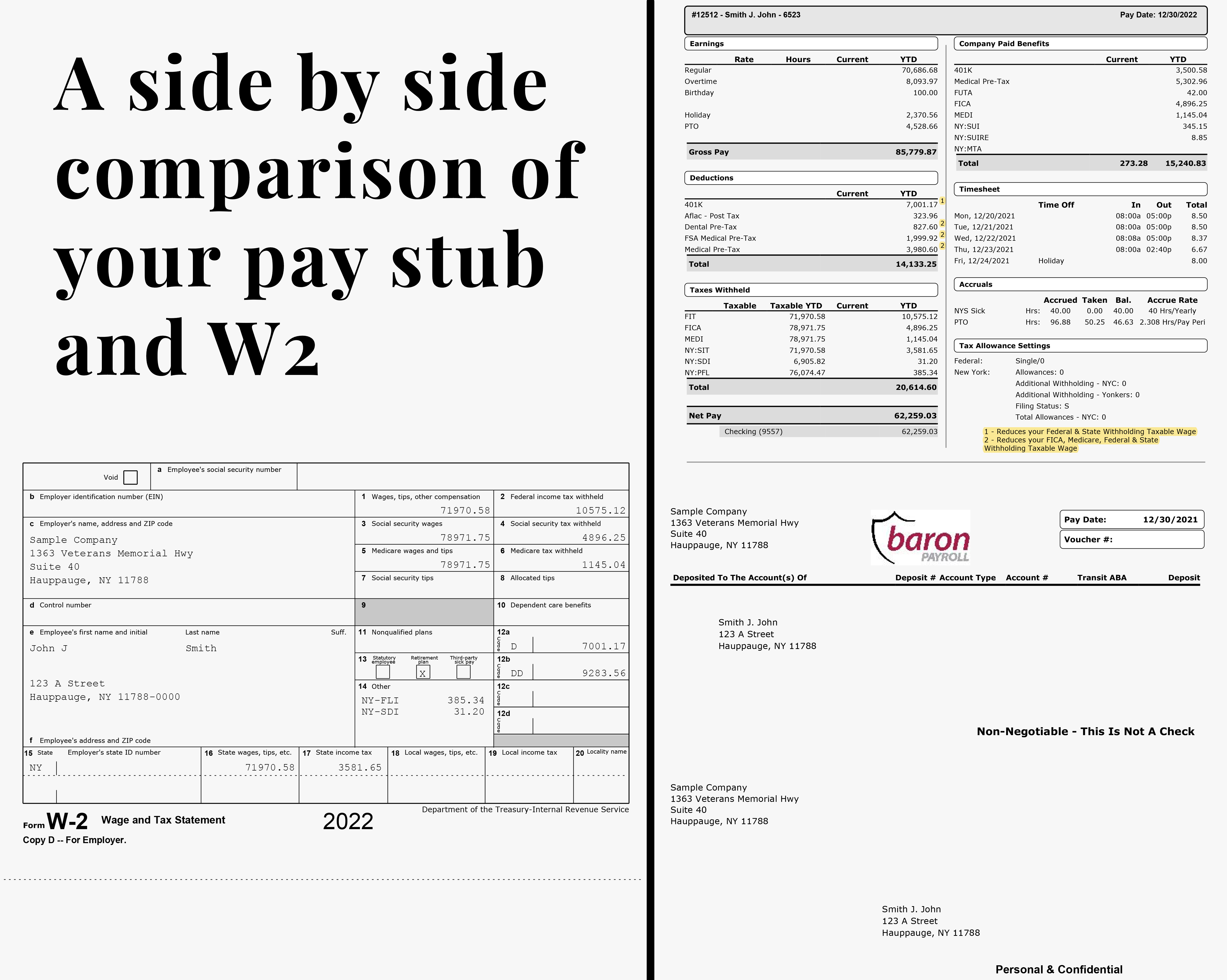 Why are my W2 Wages Lower Than my Salary? | Baron Payroll