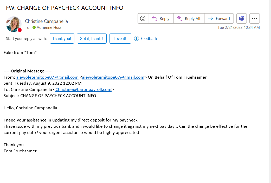 Direct Deposit Scam: Prevent Thieves from Stealing Your Paychecks